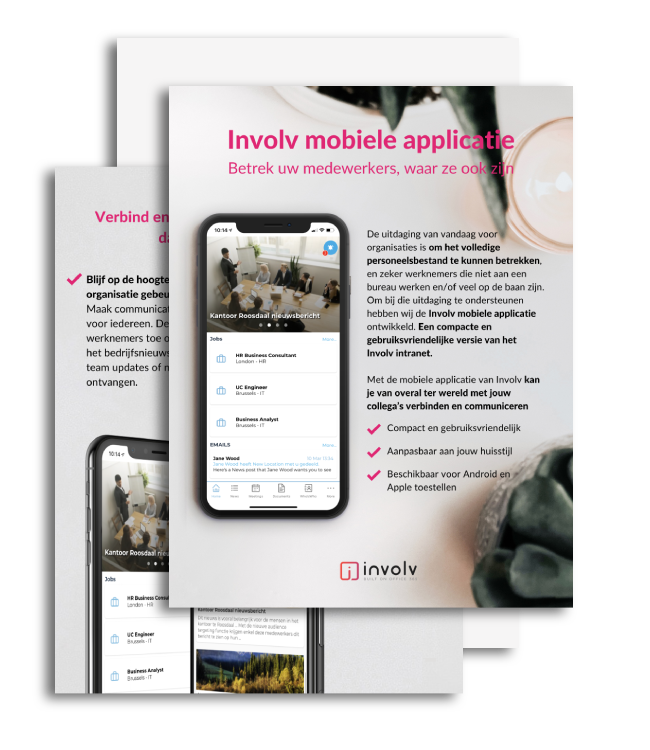 mobile app brochure - Involv